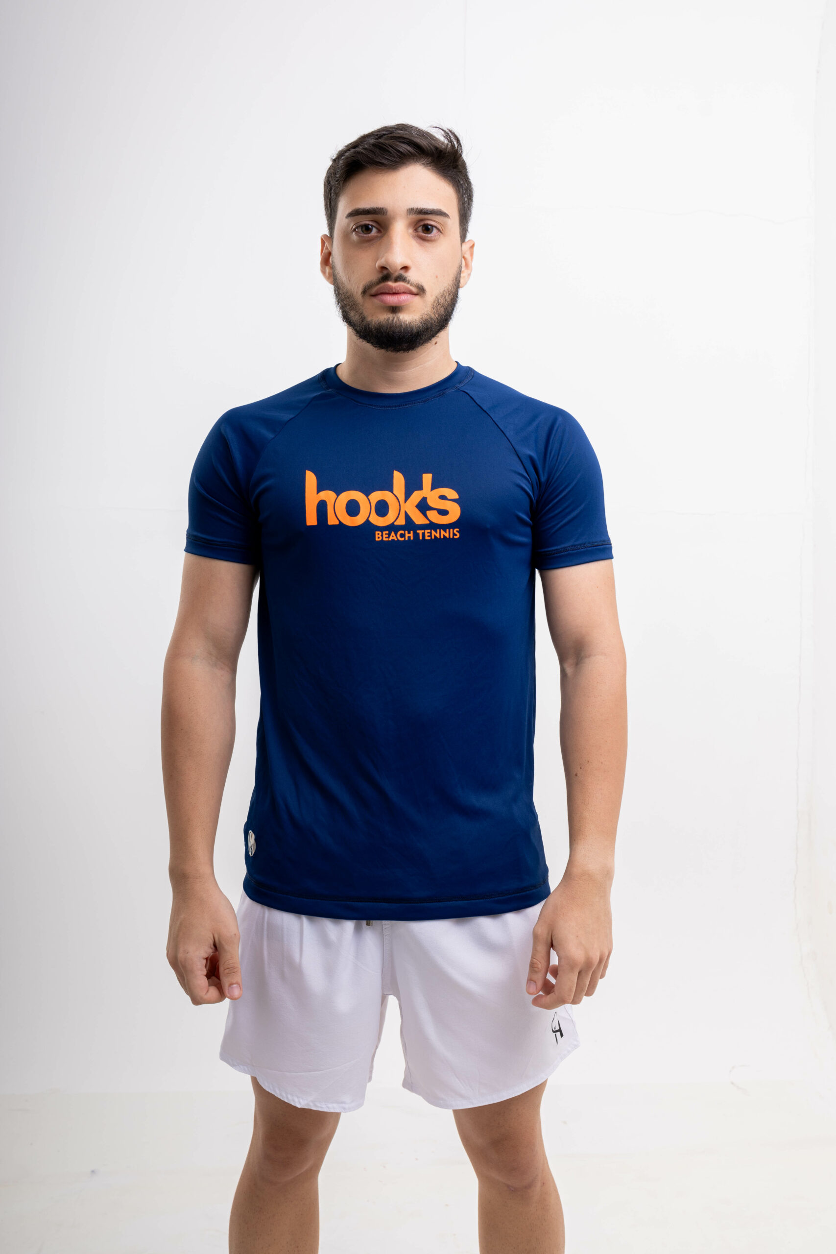 Camiseta Hooks Logo Azul-Marinho LJ - hooksbt